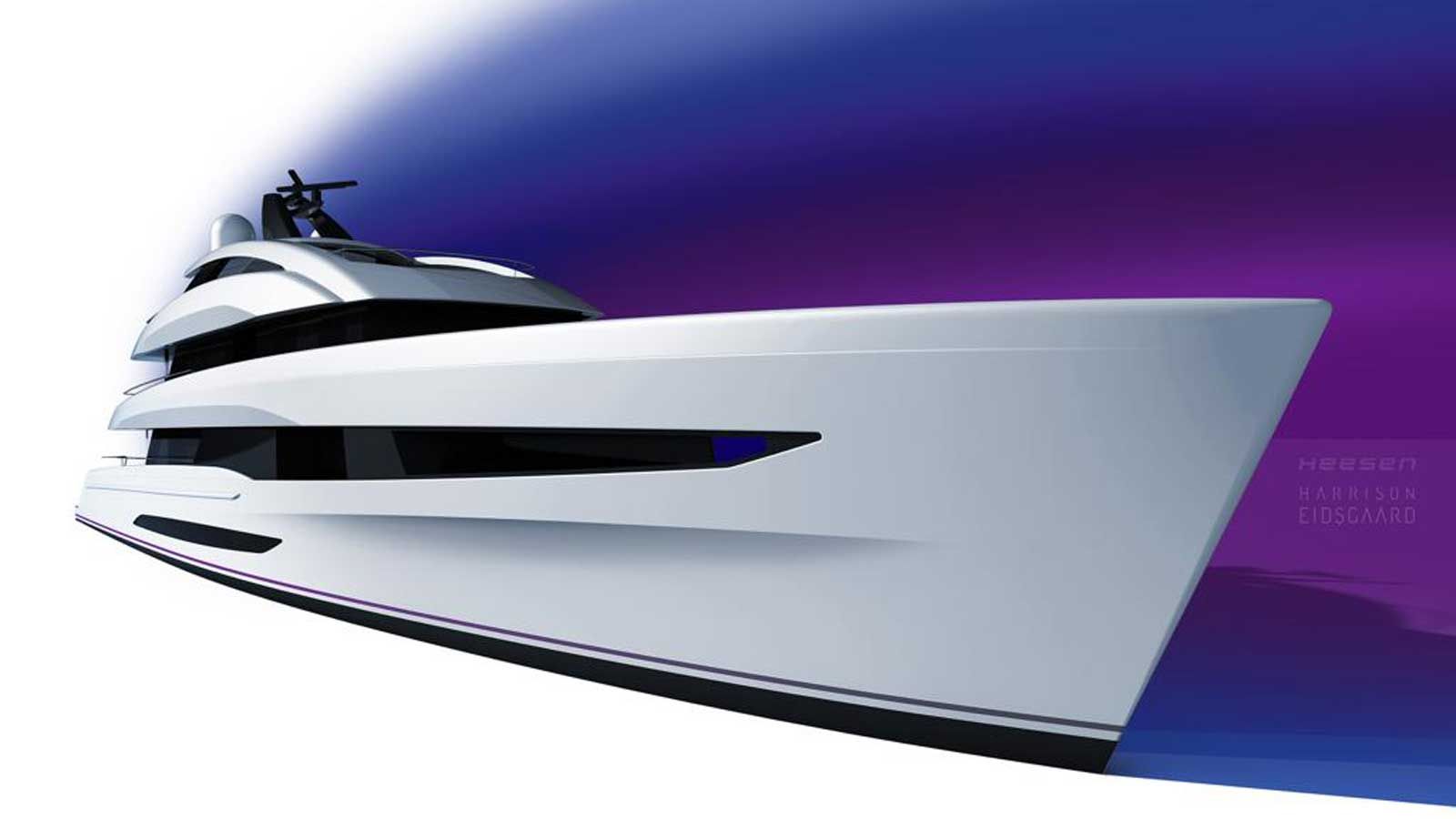 Heesen reveals Harrison Eidsgaard as designer of new 50m Steel series